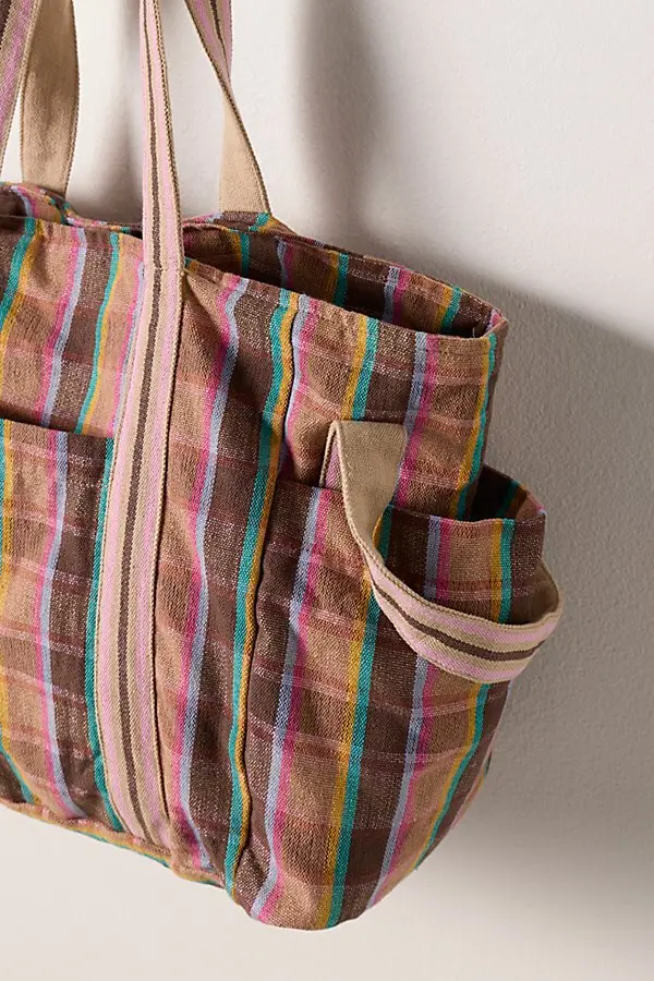 Free People Oksana Multi Print Tote - Cream Mix | Editorialist
